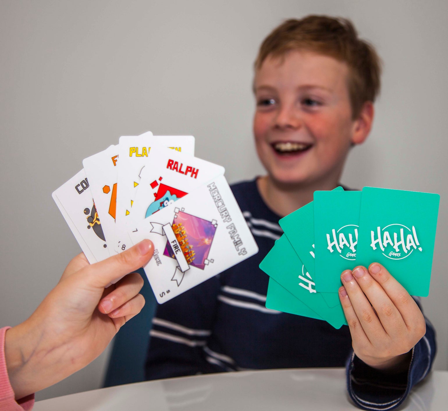 HAHA Games, card games to educate, stimulate and entertain.