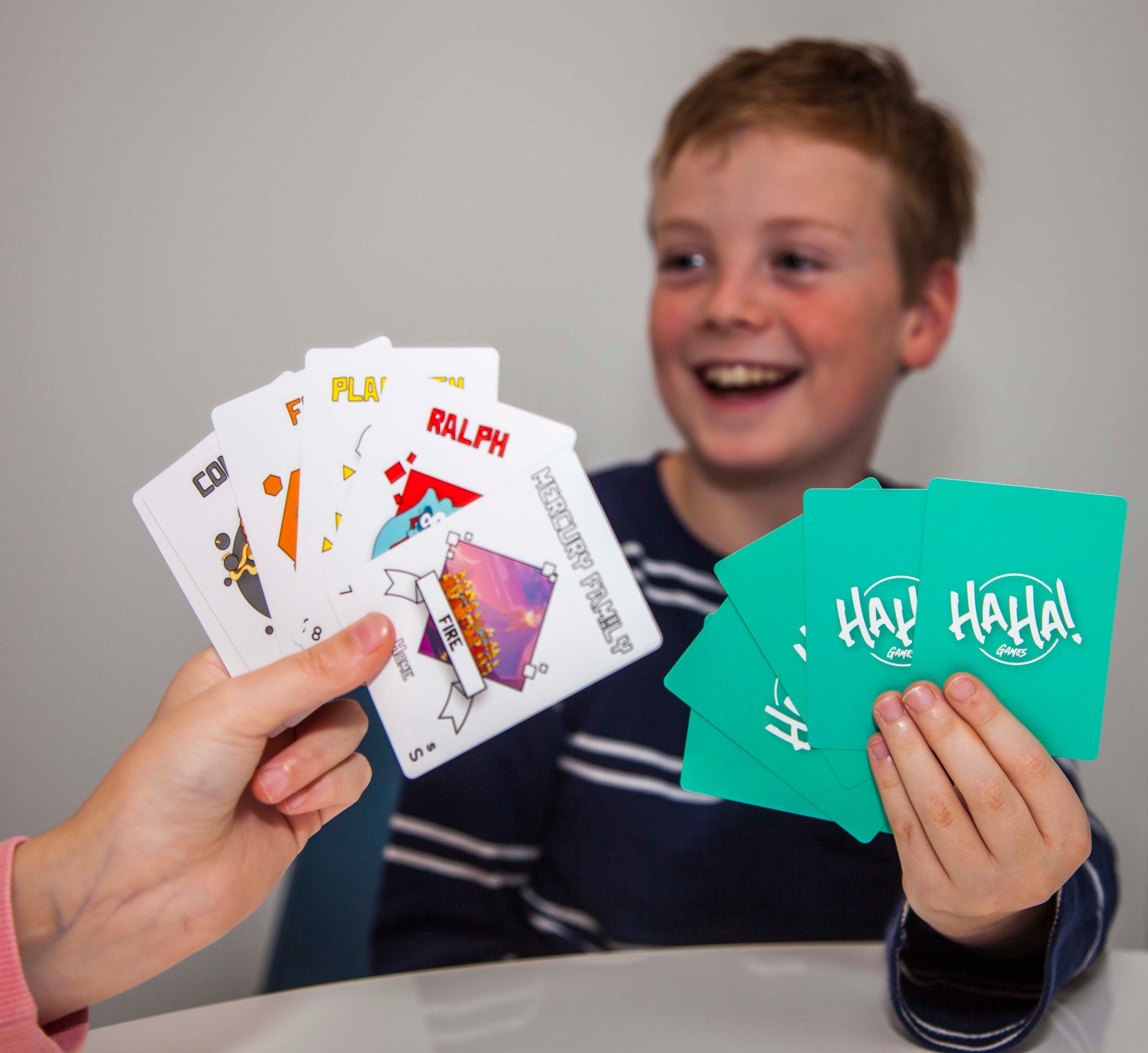 HAHA Games, card games to educate, stimulate and entertain.