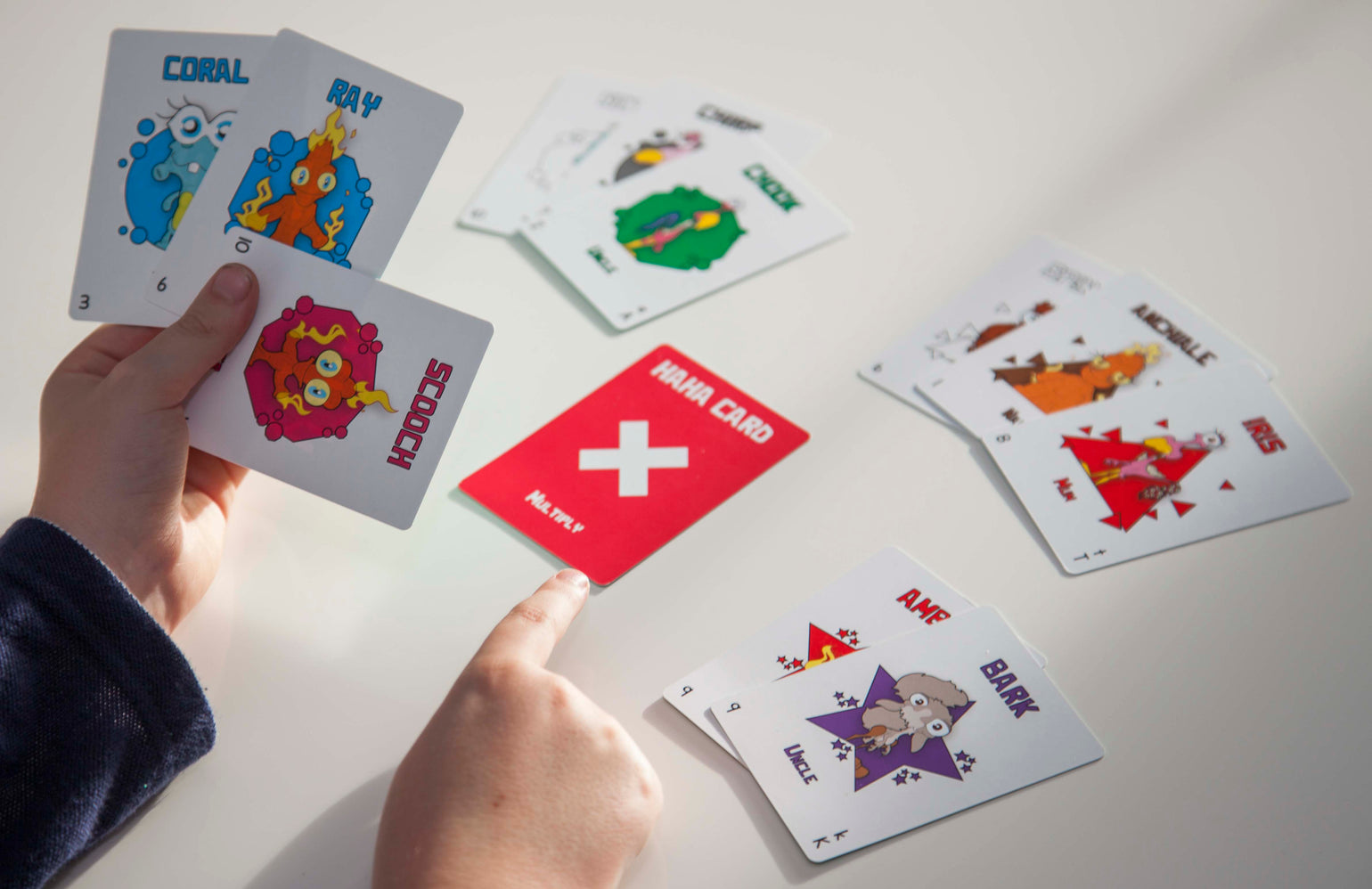 HAHA Games, card games to educate, stimulate and entertain.